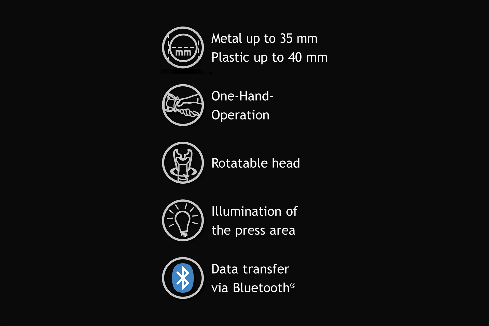Cordless pressing machine ACO103 | Novopress